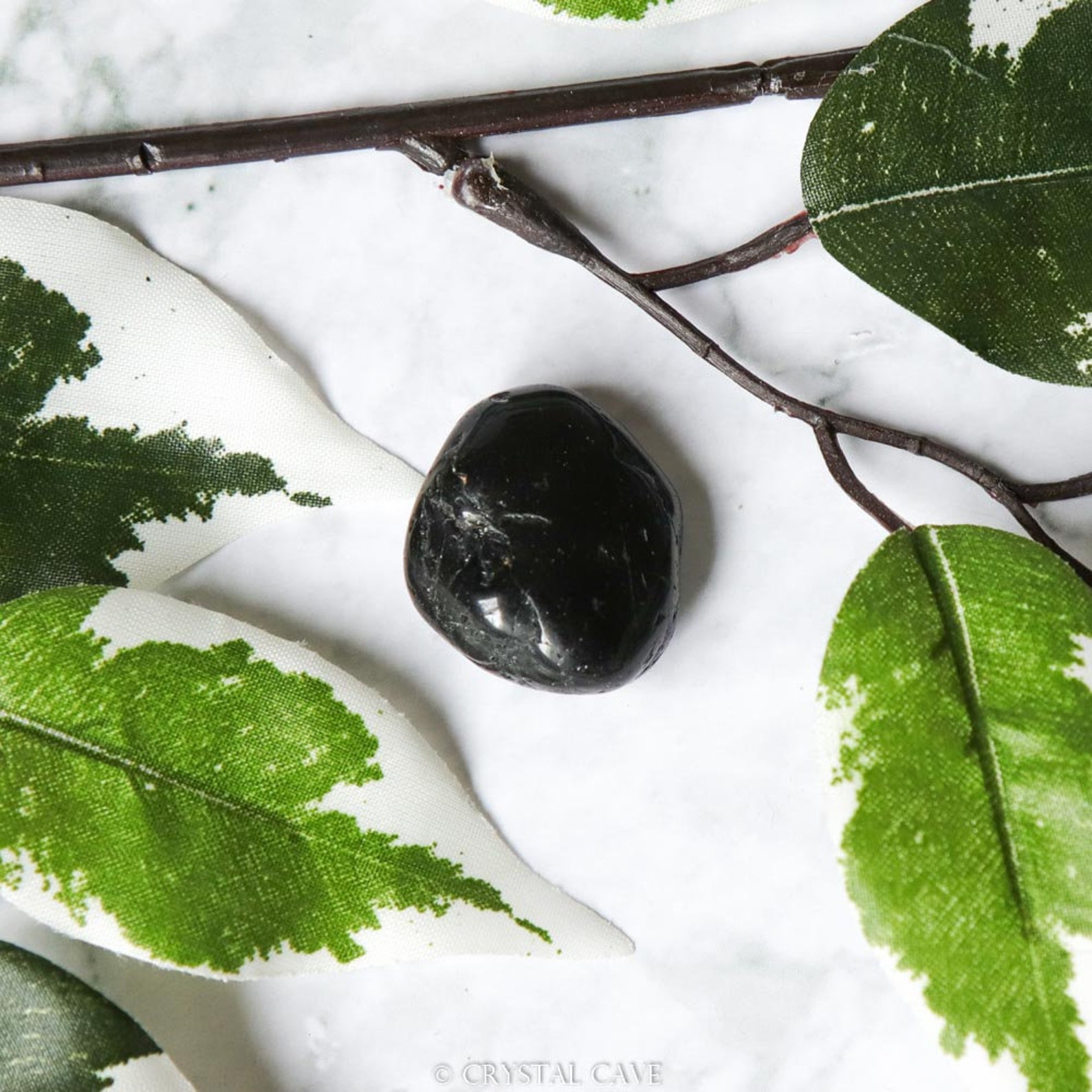 Black Tourmaline Crystal - Tumbled Stone Polished Gemstone / Protection ...