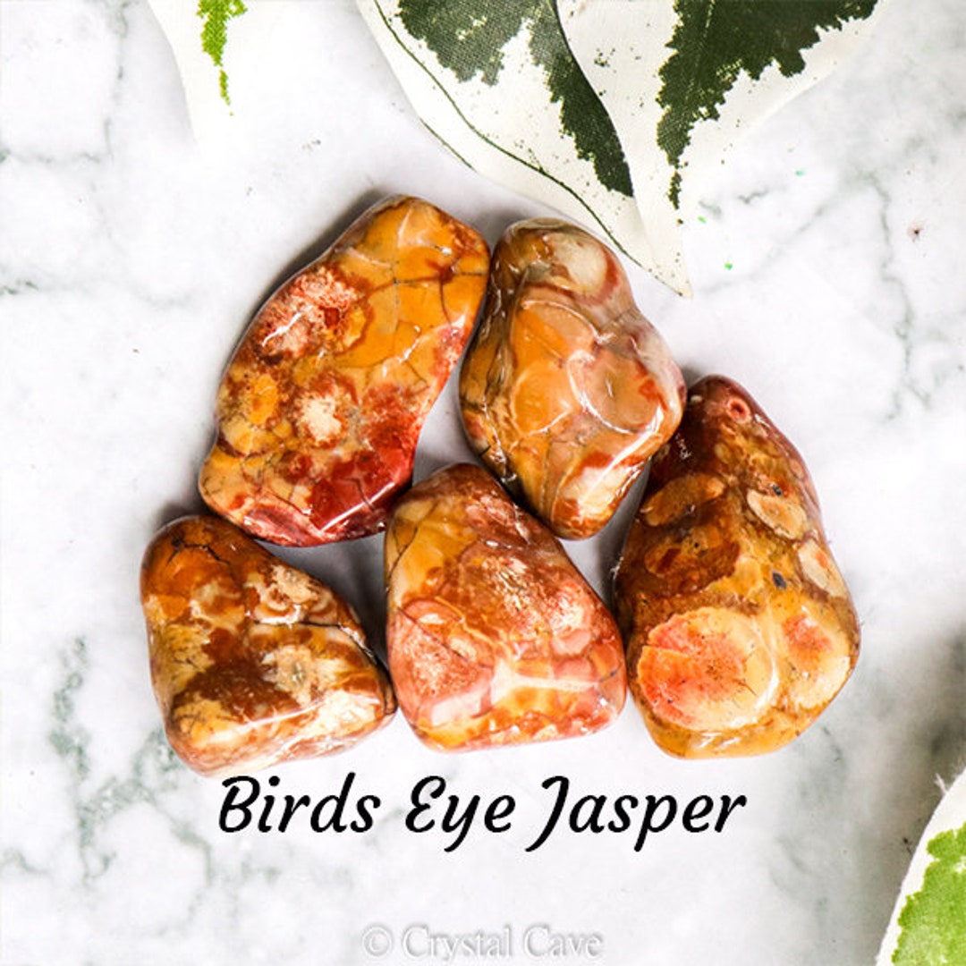 Birds Eye Jasper Rhyolite Crystal - Tumbled Stone Polished Gemstone ...