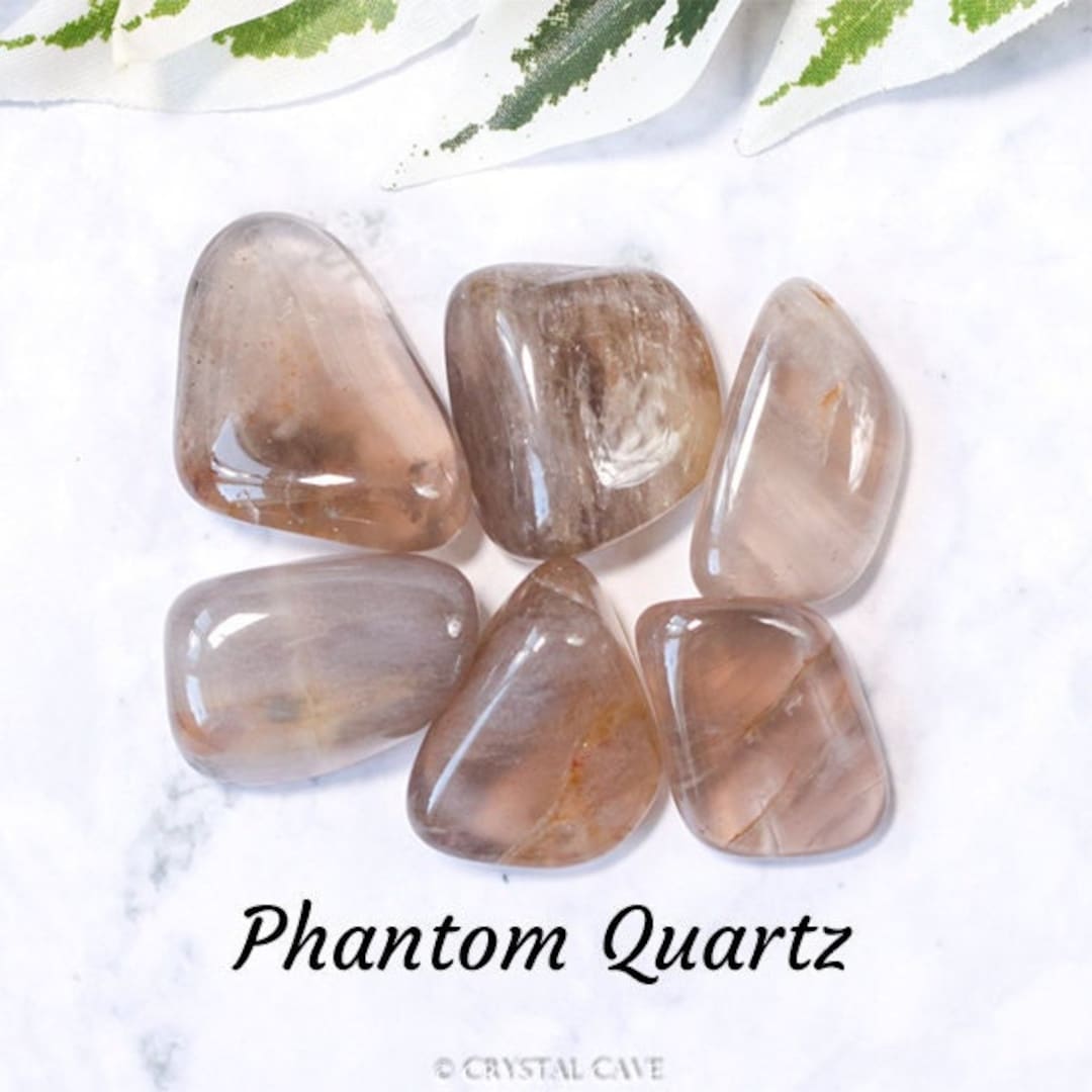 Phantom Quartz Crystal - Tumbled Stone Polished Gemstone ...
