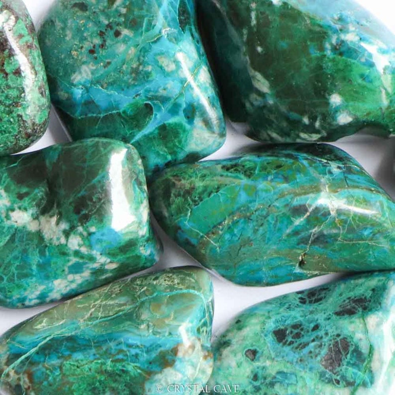 Chrysocolla Crystal - Tumbled Stone Polished Gemstone / Expression ...