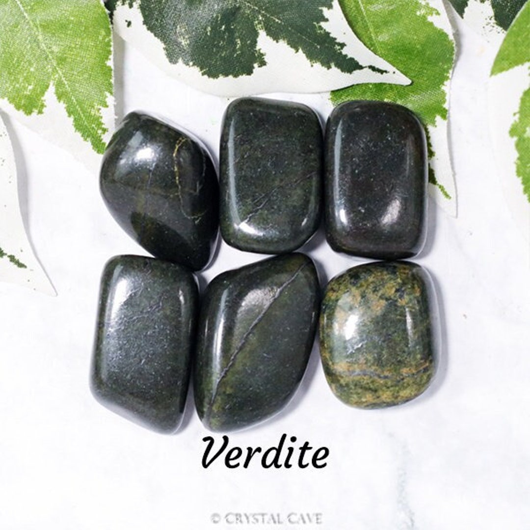 Verdite Crystal Tumbled Stone Polished Gemstone / Past Lives Balance ...