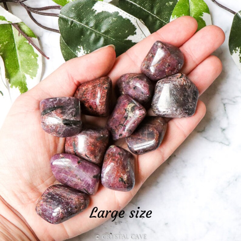 Ruby Crystal Tumbled Stone Polished Stone Gemstone / For | Etsy