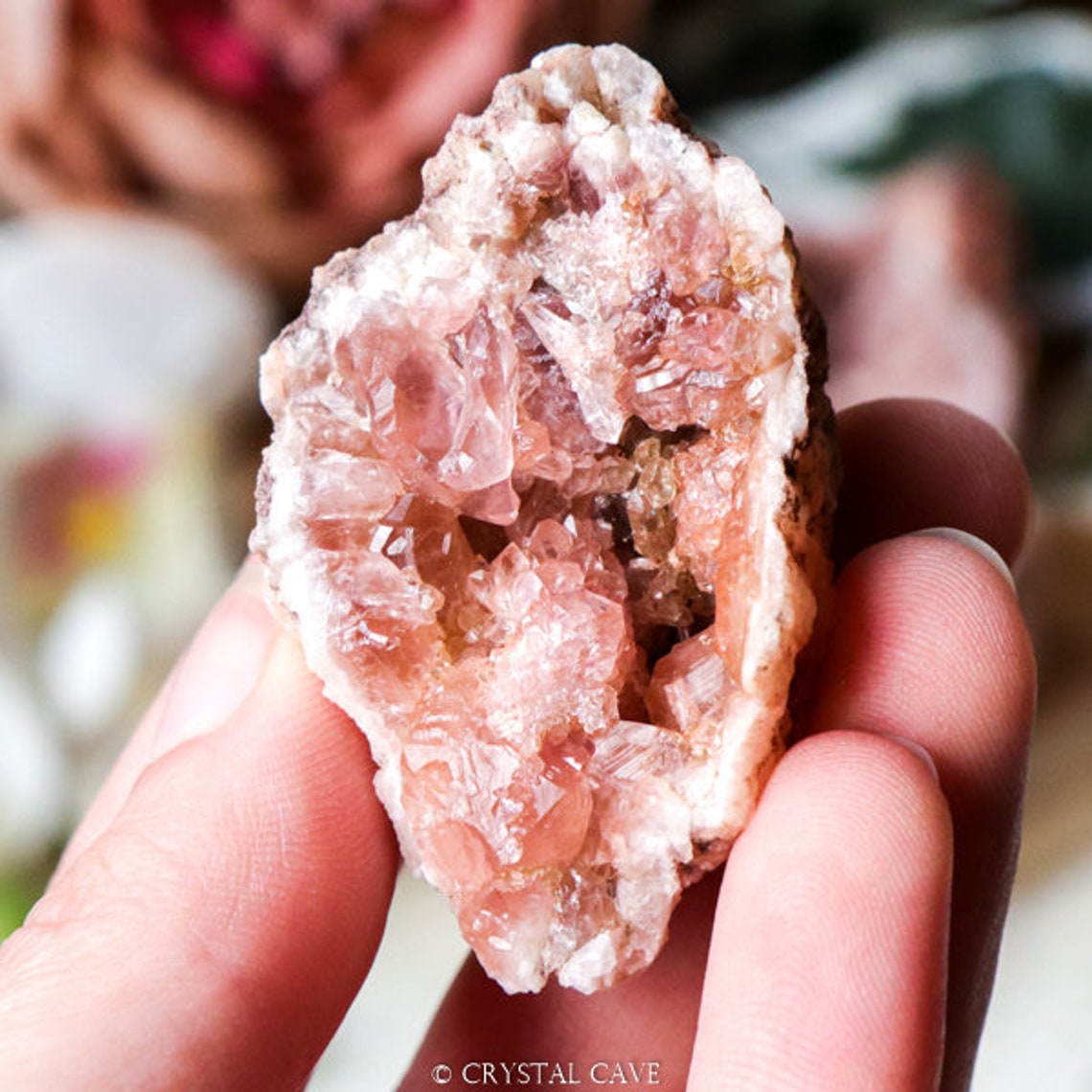 Raw Pink Amethyst Cluster S / Rough Natural Stone Lump / Crystal ...
