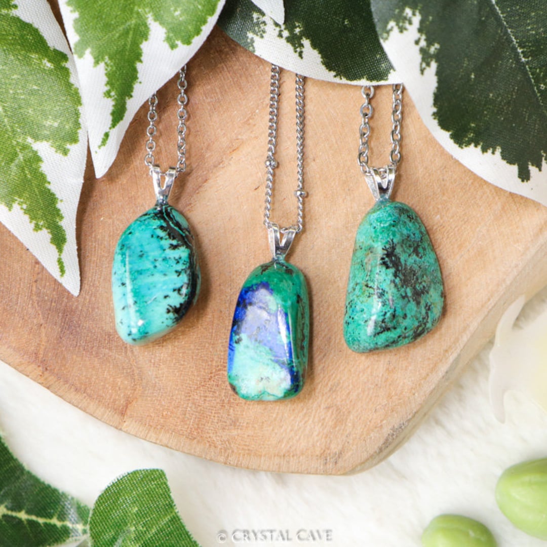 Eilat Stone Pendant Necklace 925 Sterling Silver / Jewelry Gift Box ...