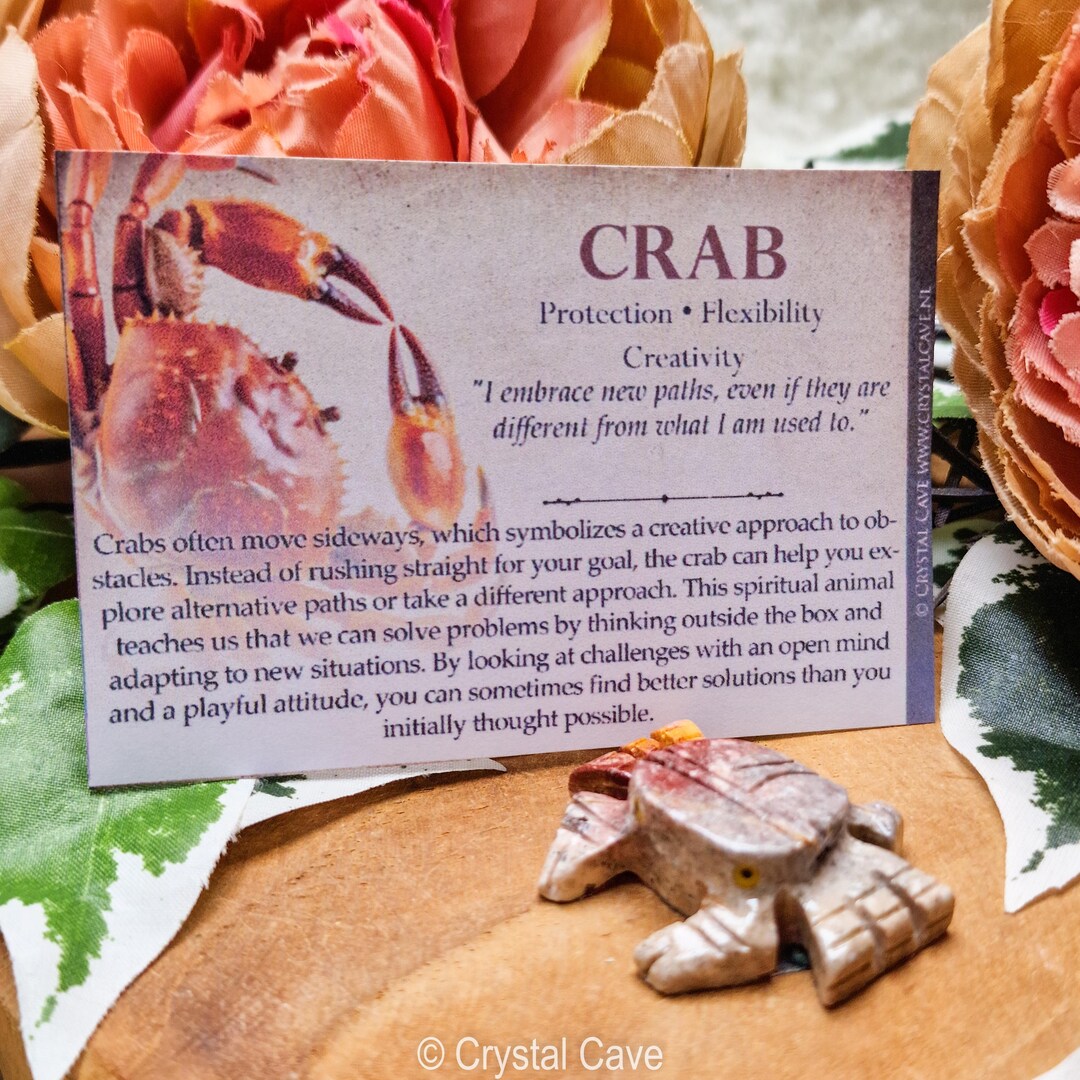 Soapstone Crab - Spirit Animal Totem Power Gemstone Crystal Stone Home ...