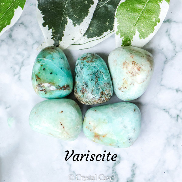Variscite Crystal Tumbled Stone Polished Stone Gemstone | Etsy