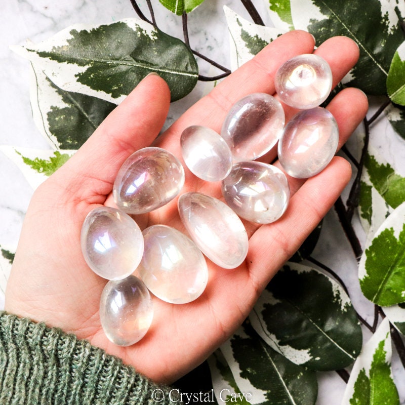 Angel Aura Crystal Tumbled Stone Polished Stone Gemstone - Etsy