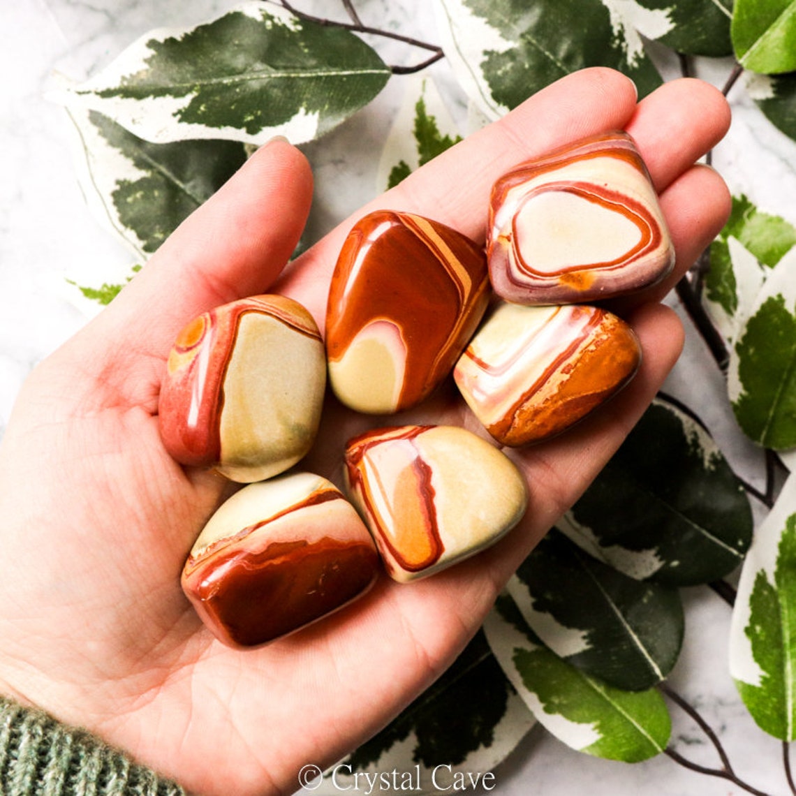 Wonderstone Grand Canyon Jasper Crystal Tumbled Stone | Etsy