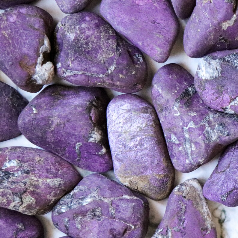 Purpurite Crystal - Tumbled Stone - Polished Stone - Gemstone / for ...