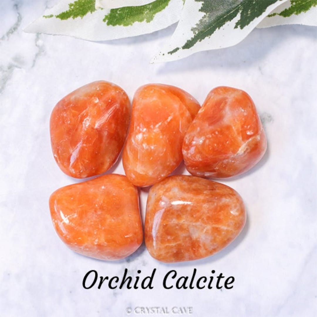 Orchid Calcite Crystal - Tumbled Stone Polished Gemstone / Decisiveness ...