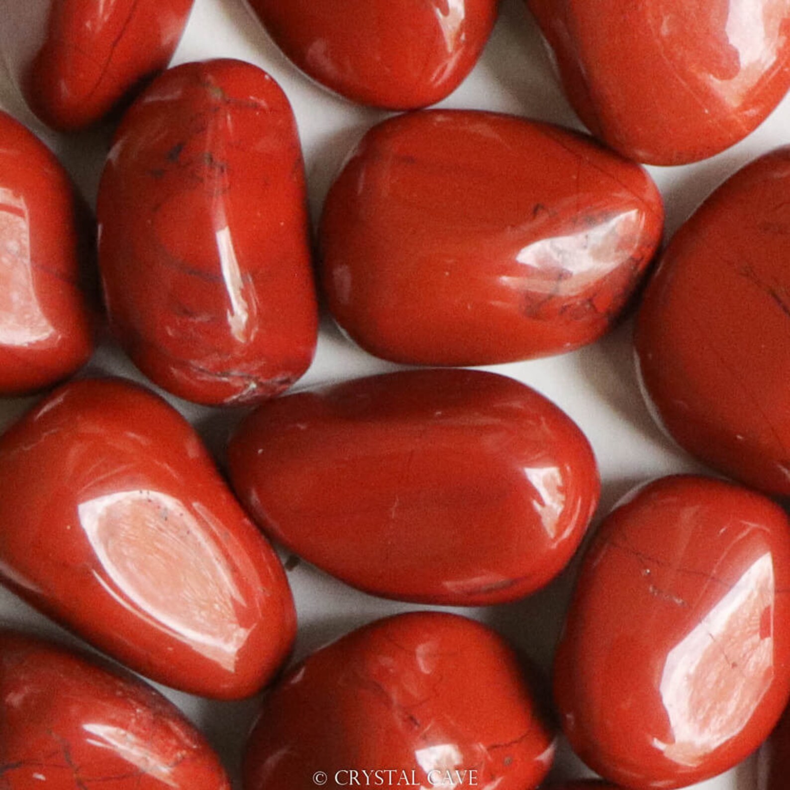 Red Jasper Crystal - Tumbled Stone Polished Gemstone / Stability ...