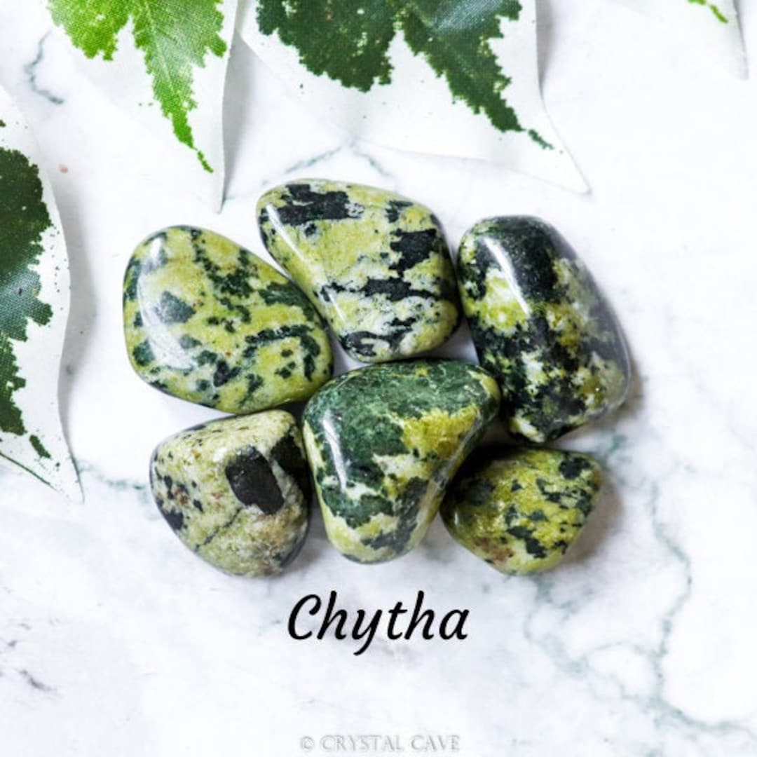Chytha Crystal - Tumbled Stone Polished Gemstone / Forgiveness True Self Freedom / Smooth Pebble ...