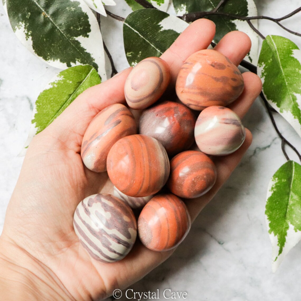 Australian Print Stone Crystal - Tumbled Stone - Polished Stone ...