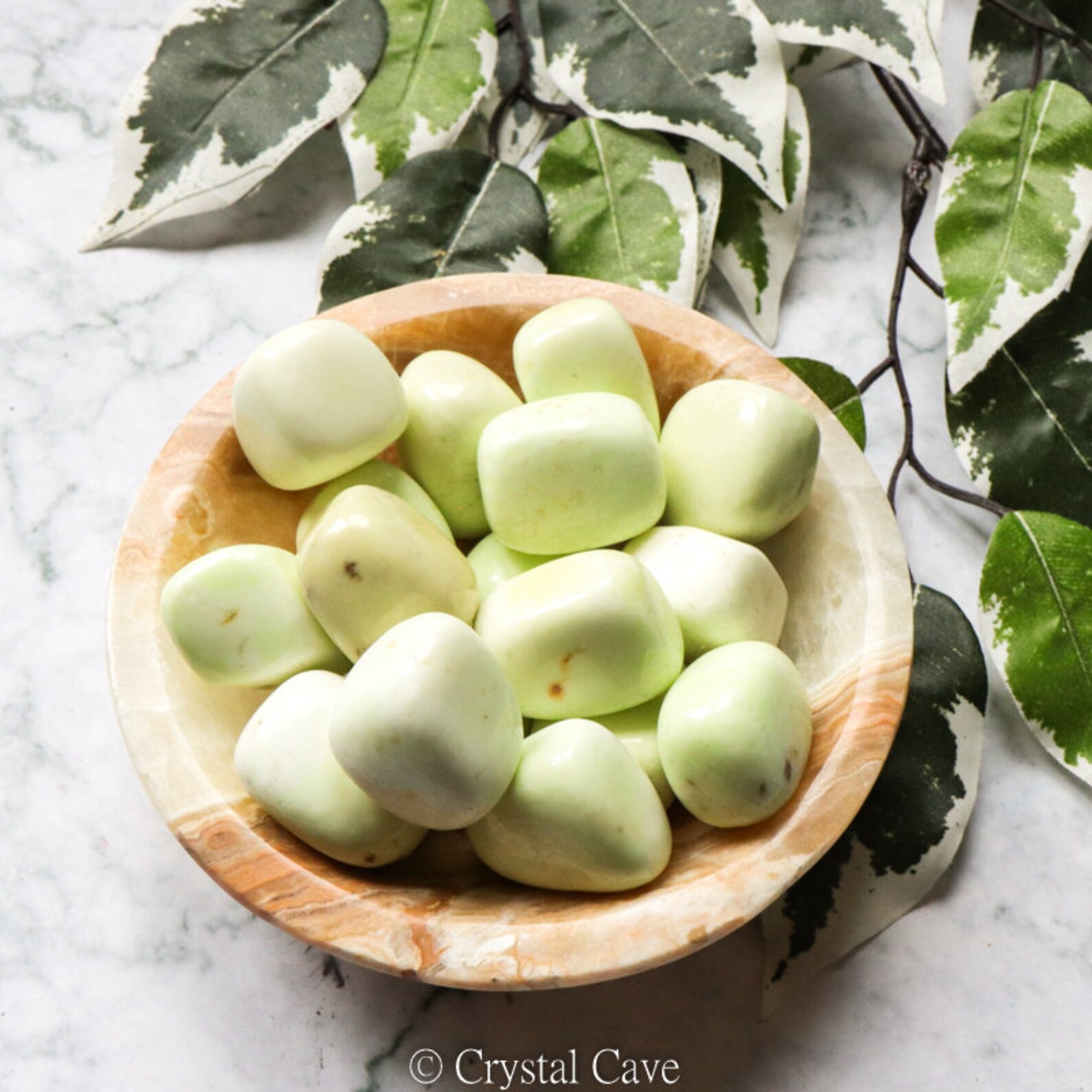 Lemon Chrysoprase Crystal Tumbled Stone Polished Stone | Etsy