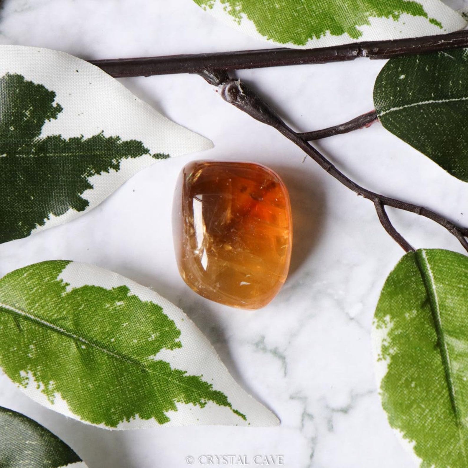 Honey Calcite Crystal Tumbled Stone Polished Stone - Etsy