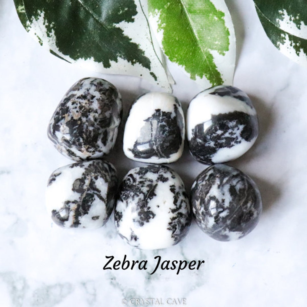 Zebra Jasper Crystal - Tumbled Stone Polished Gemstone / Problem ...