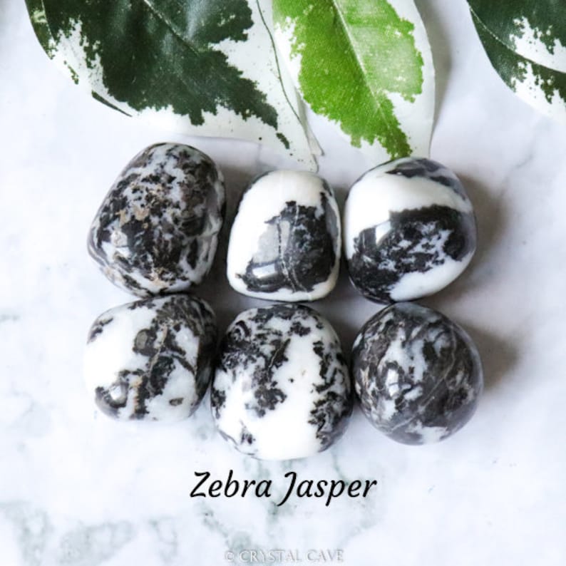 Zebra Jasper Crystal - Tumbled Stone Polished Gemstone / Problem ...
