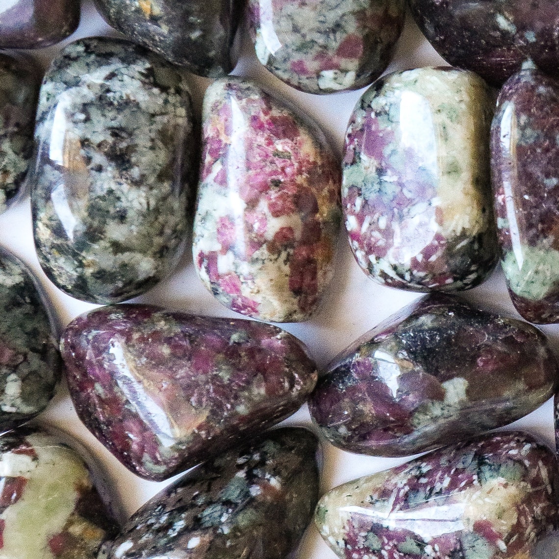 Eudialyte Crystal - Tumbled Stone Polished Gemstone / Life Path Truth ...