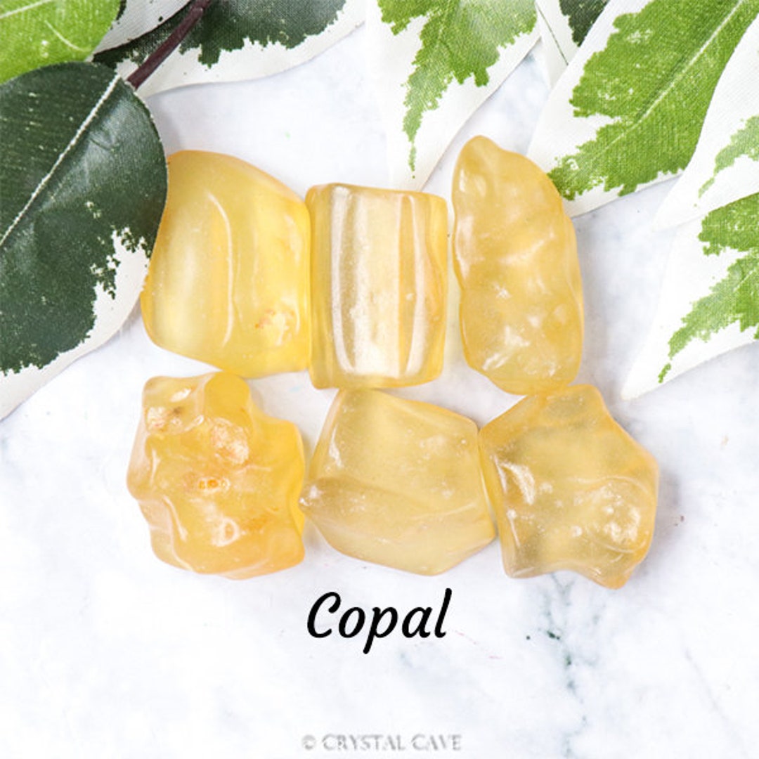 Copal Crystal - Tumbled Stone Polished Gemstone / Intuition Energy ...