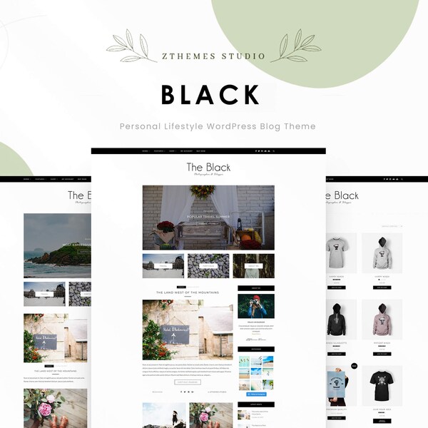 Fashion Blog Template - Etsy