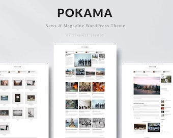 Kokoro A Beautiful Blog & Shop Wordpress Theme. Travel - Etsy