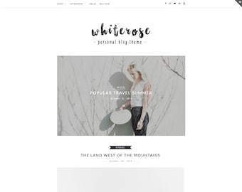 Kokoro A Beautiful Blog & Shop Wordpress Theme. Travel - Etsy