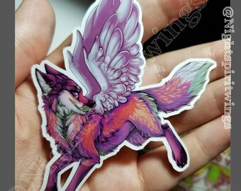 Fox Vinyl Sticker - Etsy