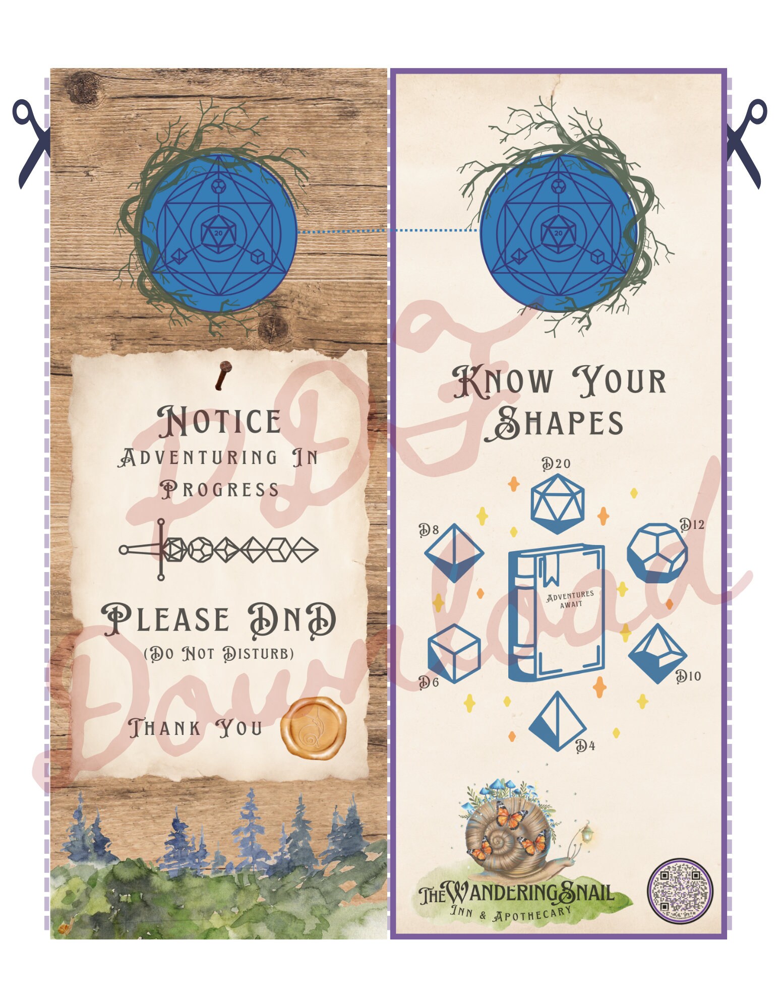 Please Dnd Do Not Disturb Door Hanger Door Sign - Etsy