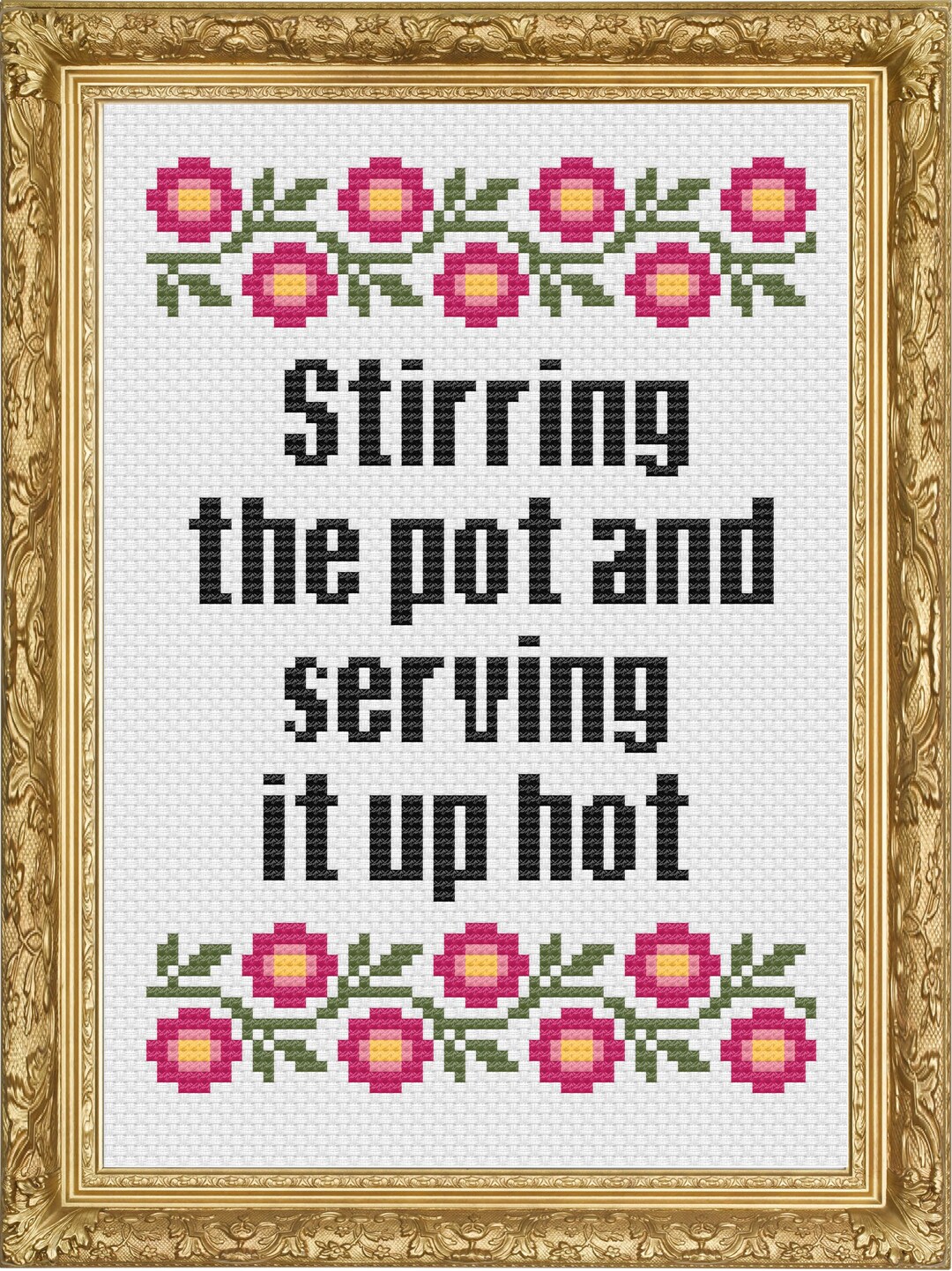Stir the Pot--digital Cross Stitch Pattern - Etsy