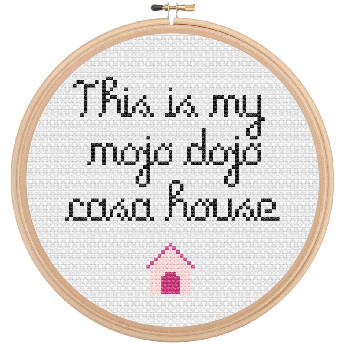 Mojo Dojo Casa House--cross-stitch Pattern - Etsy