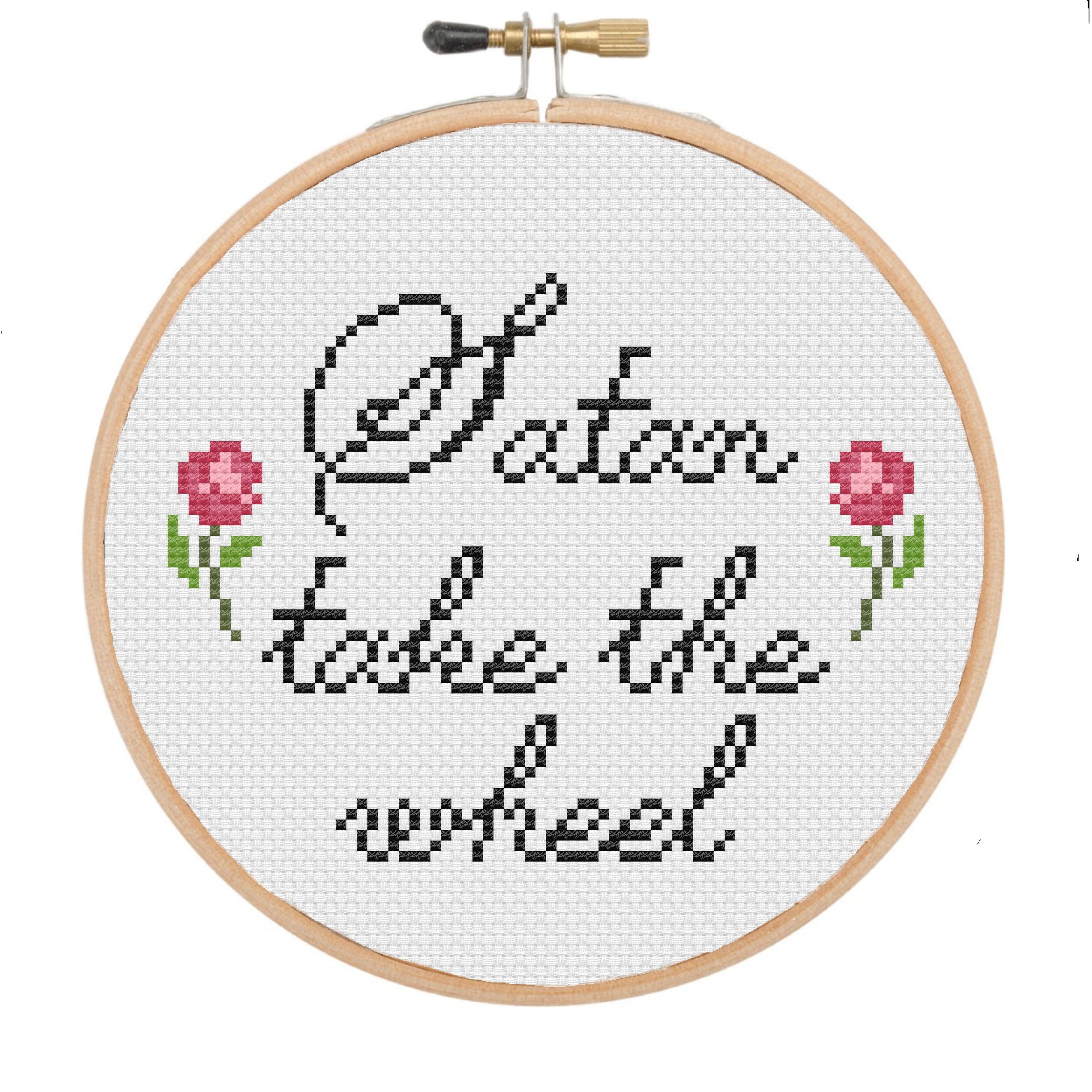 Satan Take the Wheel Cross-stitch Pattern - Etsy