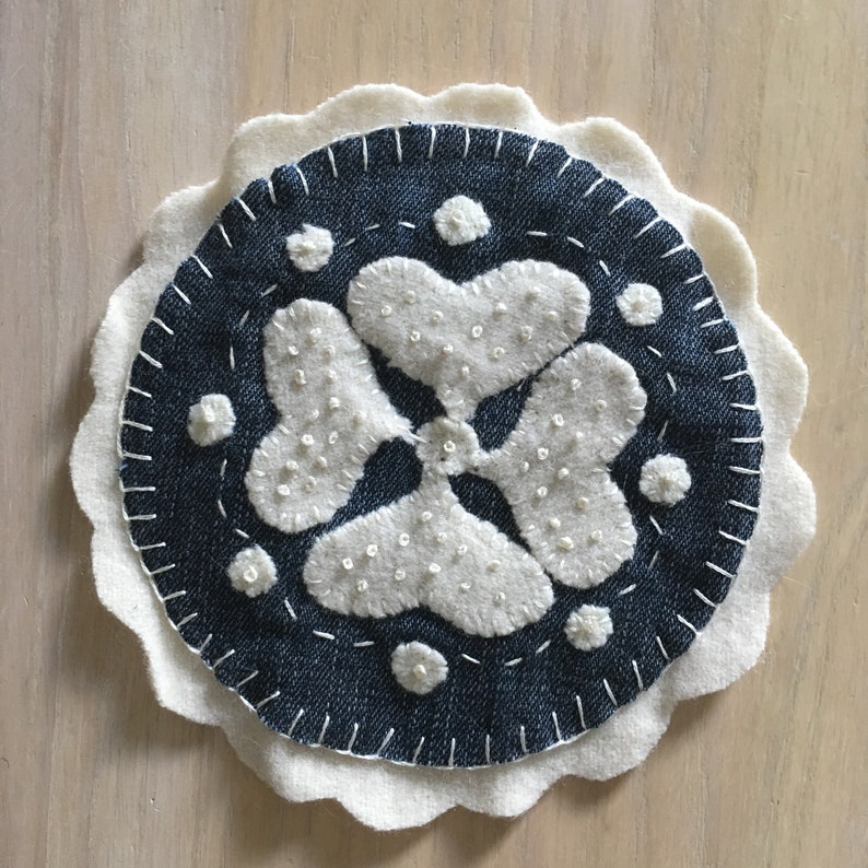 DIGITAL PATTERN PDF All 4 Wool Appliqué and Embroidery Heart - Etsy