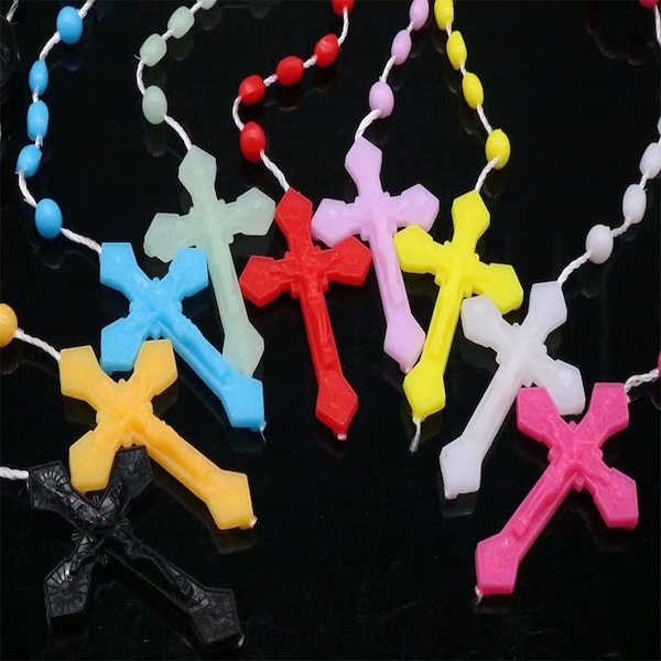Plastic Cross Pendants - Etsy