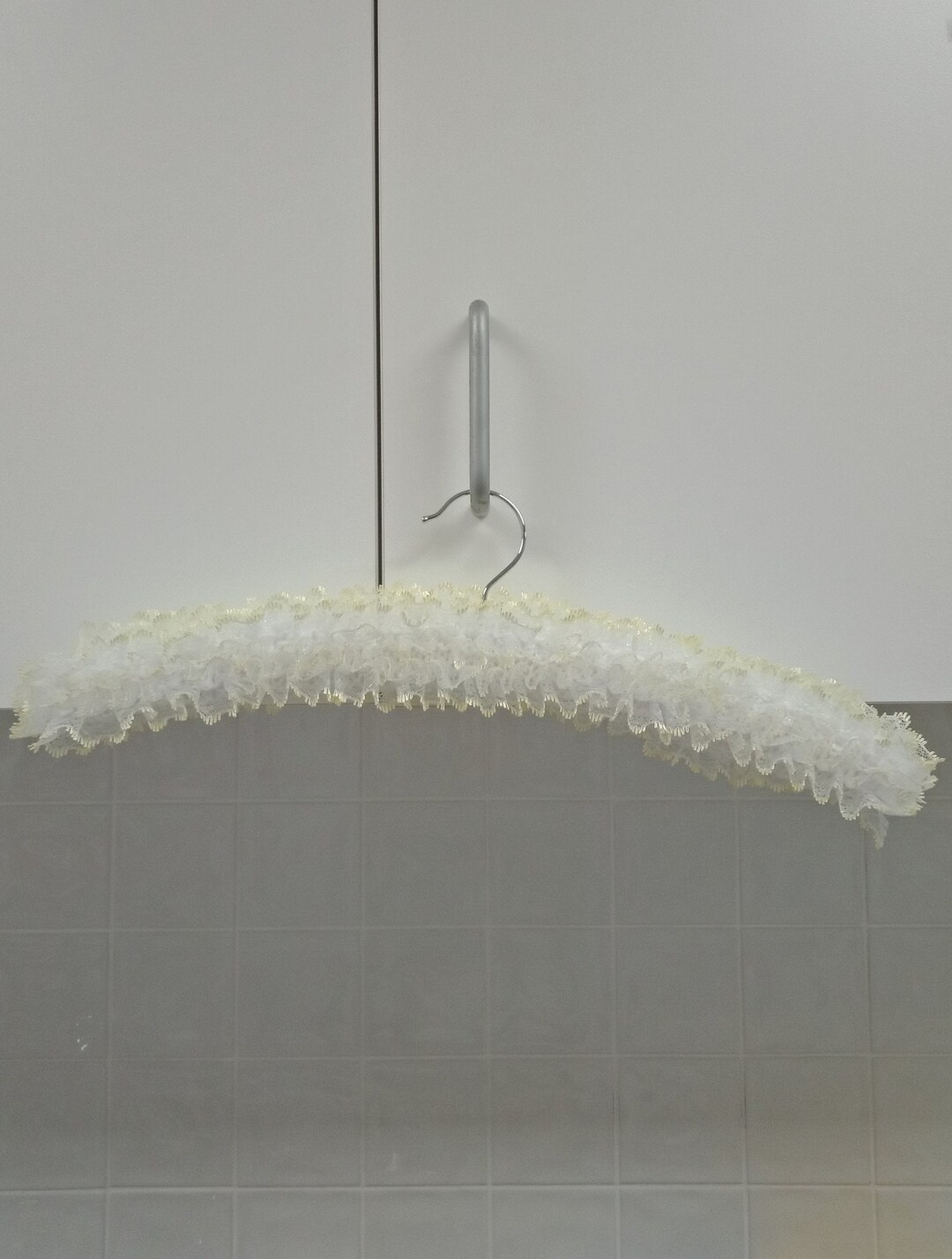 Handmade Knitted Lace Hanger/padded Hanger/bridal Hanger/bridesmaid ...