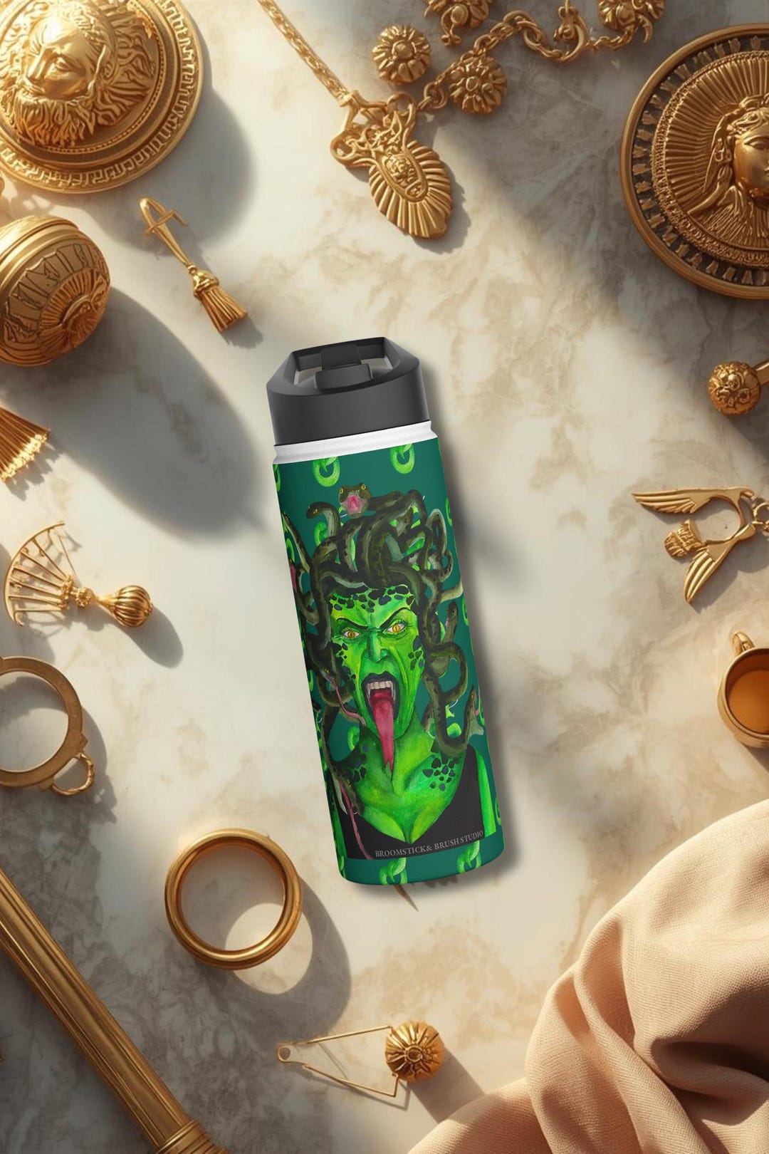 Medusa Water Bottle - Etsy