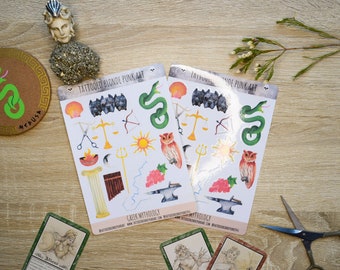 Greek Mythology Gods Sticker Ancient Greece Decals Greek Goddess ...