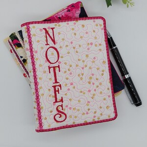 ITH A6 and A5 Set Notebook Cover Machine Embroidery File 9x14 - Etsy