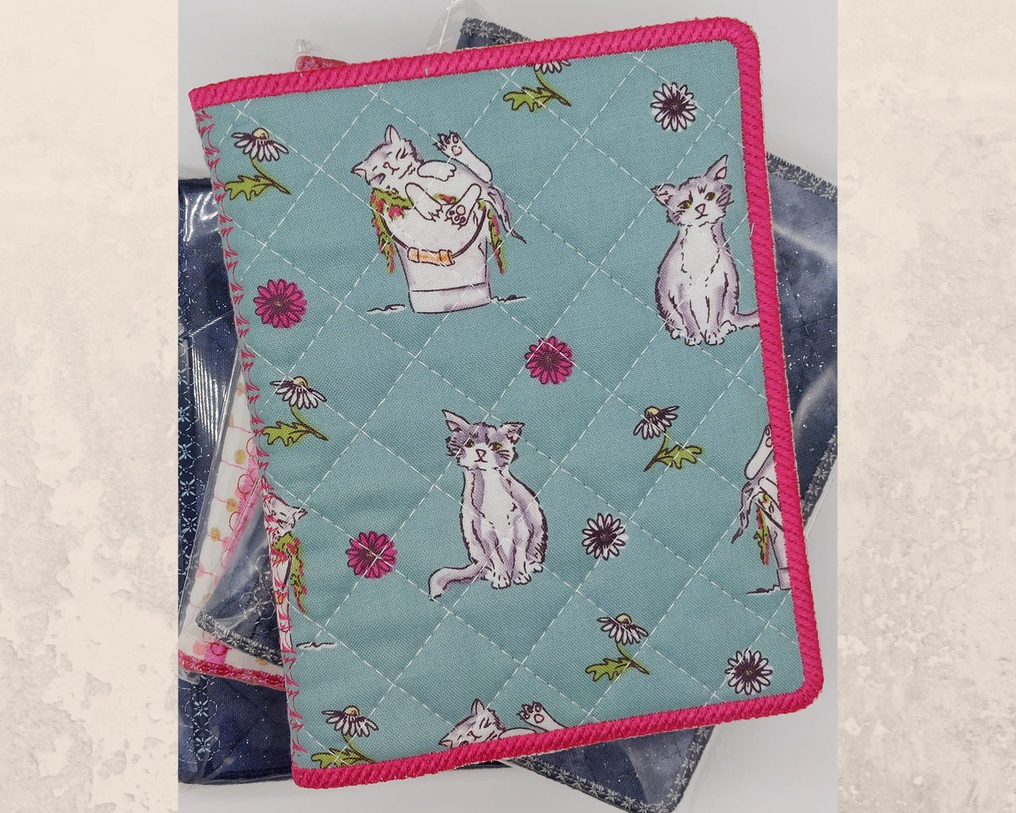 ITH A6 and A5 Set Notebook Cover Machine Embroidery File 8x12 ...