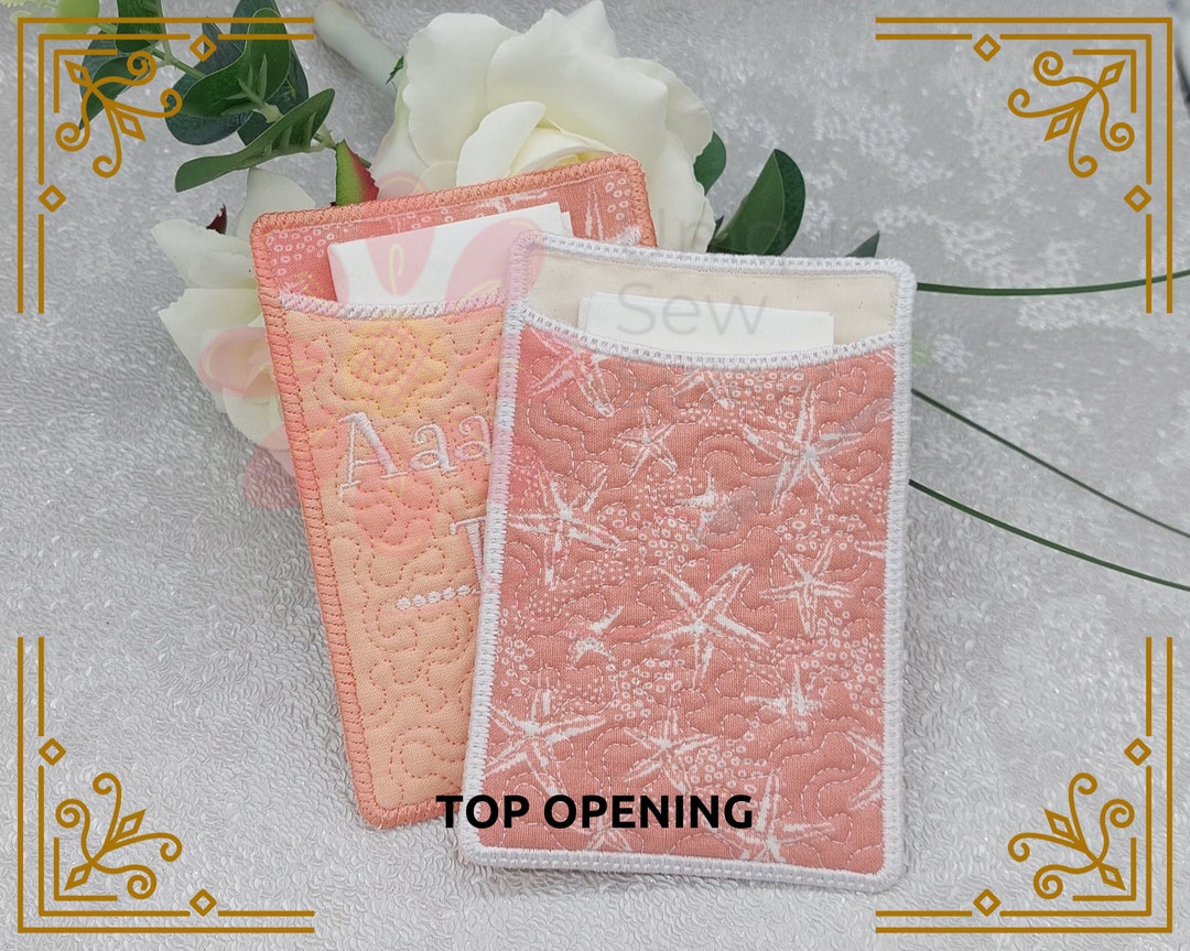 Embroidered Tissue Holder Bag, ITH Designs File for Embroidery Machine ...