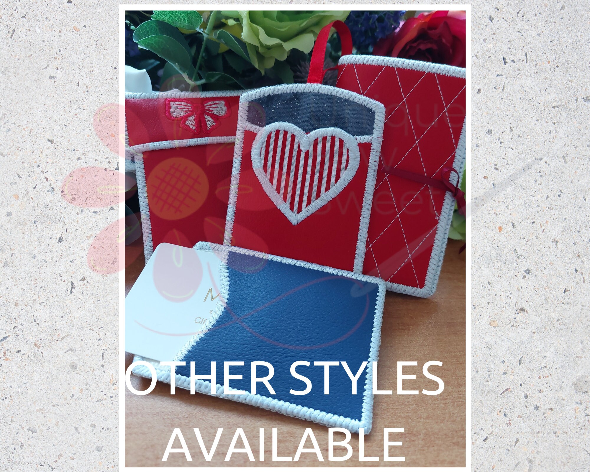 Gift Card Holder ITH Designs File for Embroidery Machine in - Etsy