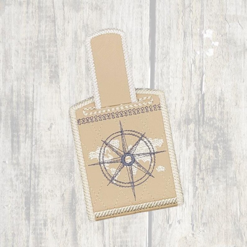 ITH Luggage Tag, Map Embroidery Machine, Designs for Traveller Gifts ...