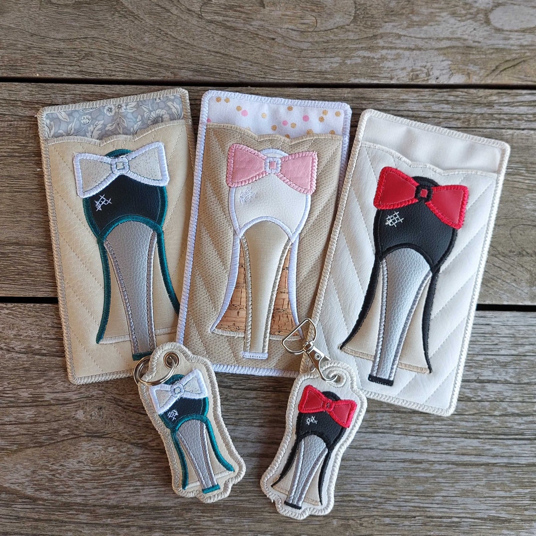 ITH Eye Glasses Phone Case, Shoe Applique Key Fob, Cell Phone, Bag ...