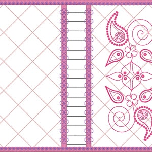 Notebook Cover A6 ITH, Machine Embroidery, Notebook Cover, Embroidery ...