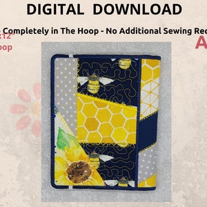 Notebook Cover A6 ITH Machine Embroidery Notebook Cover | Etsy