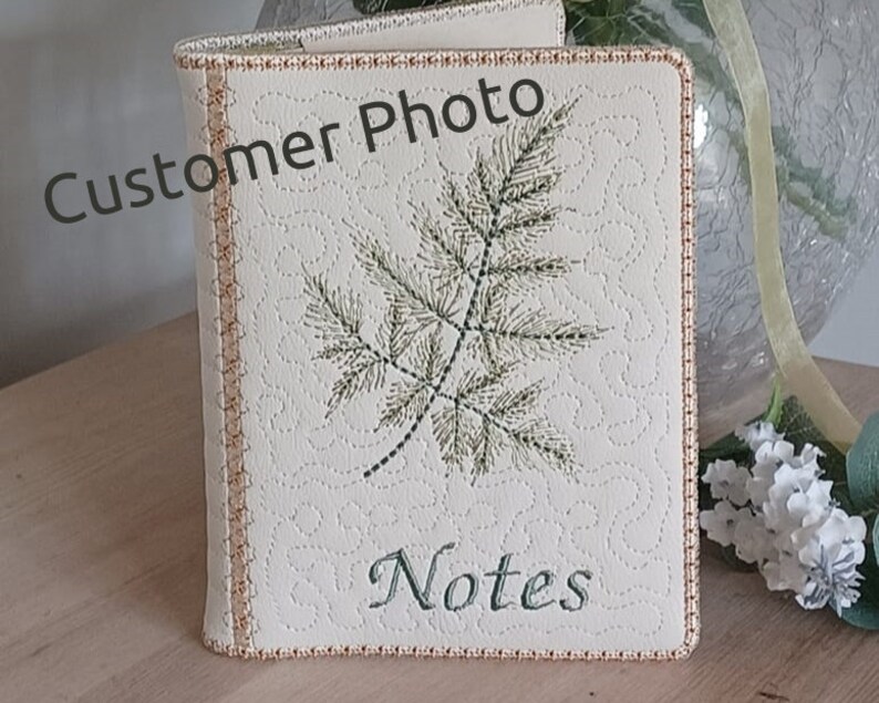 Notebook Cover A6 ITH Machine Embroidery Notebook Cover - Etsy