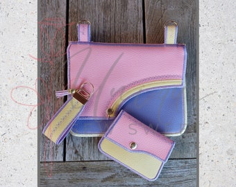 In the Hoop Cross Body Bags Machine Embroidery Designs Instant Download ...