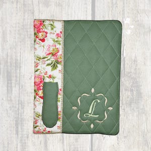 ITH A4 Notebook Cover, Monogram Machine Embroidery File, Gift, Initial ...