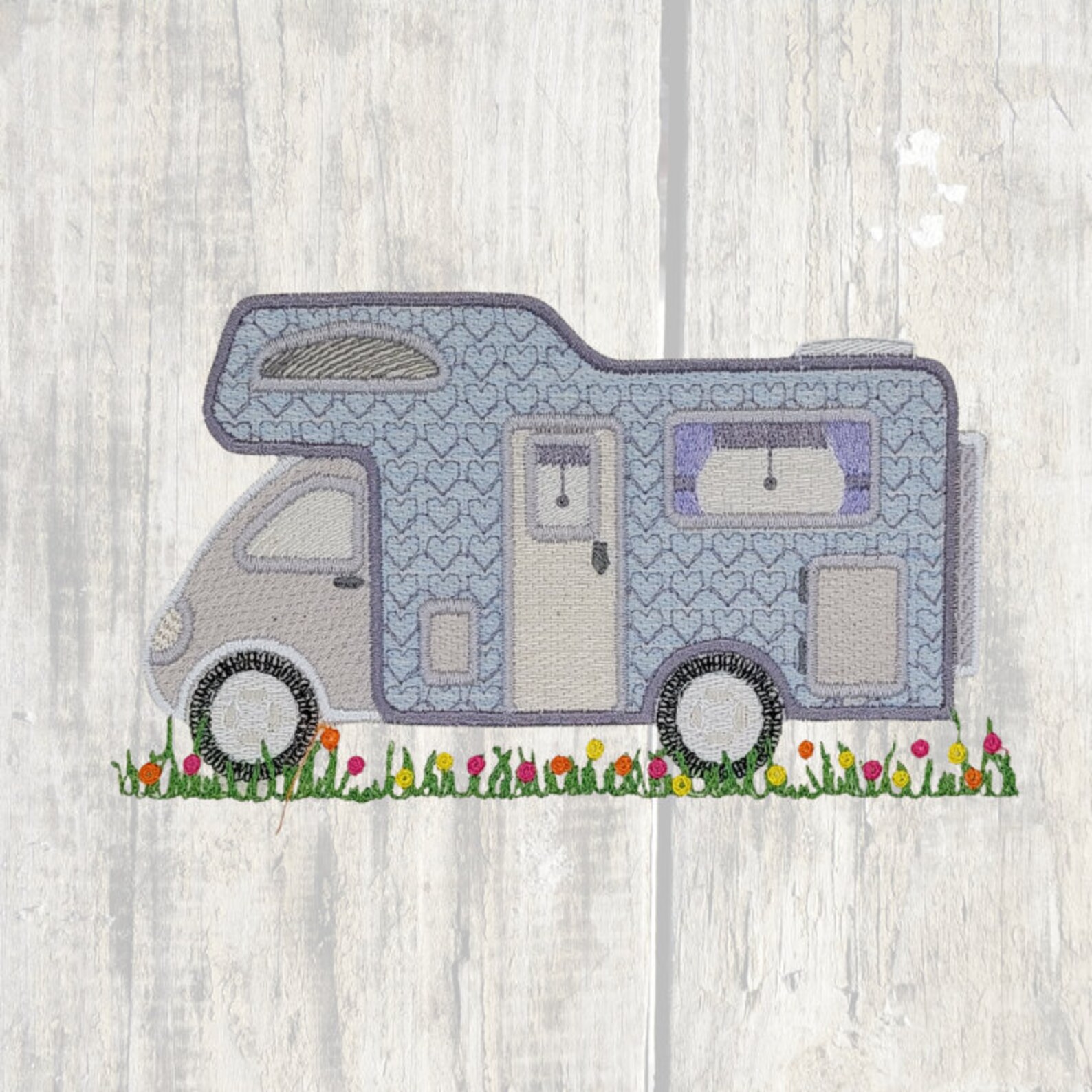Motorhome RV Machine Sketch Embroidery Design Set, Embroidery Machine ...