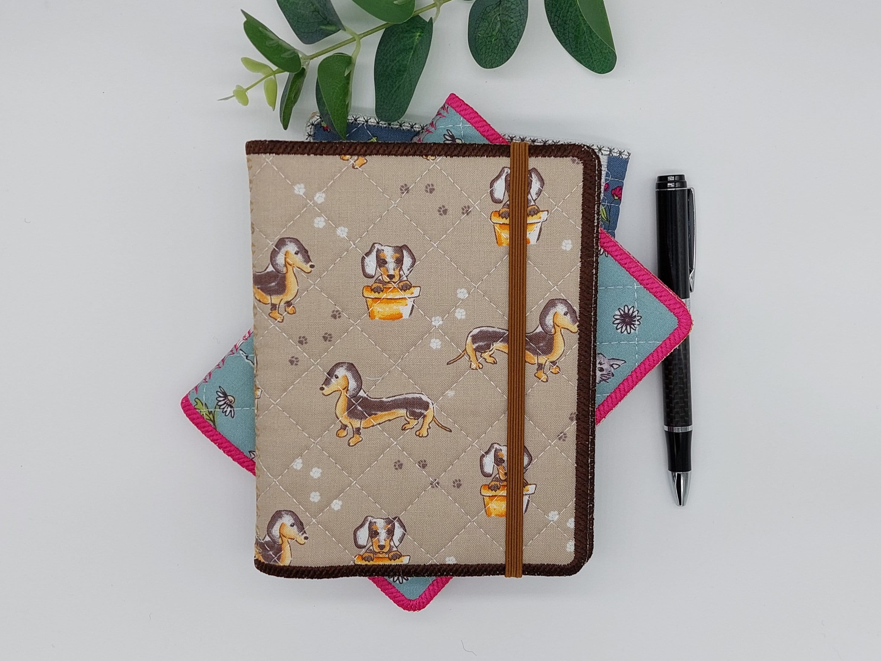 ITH A6 and A5 Set Notebook Cover Machine Embroidery File 8x12 ...