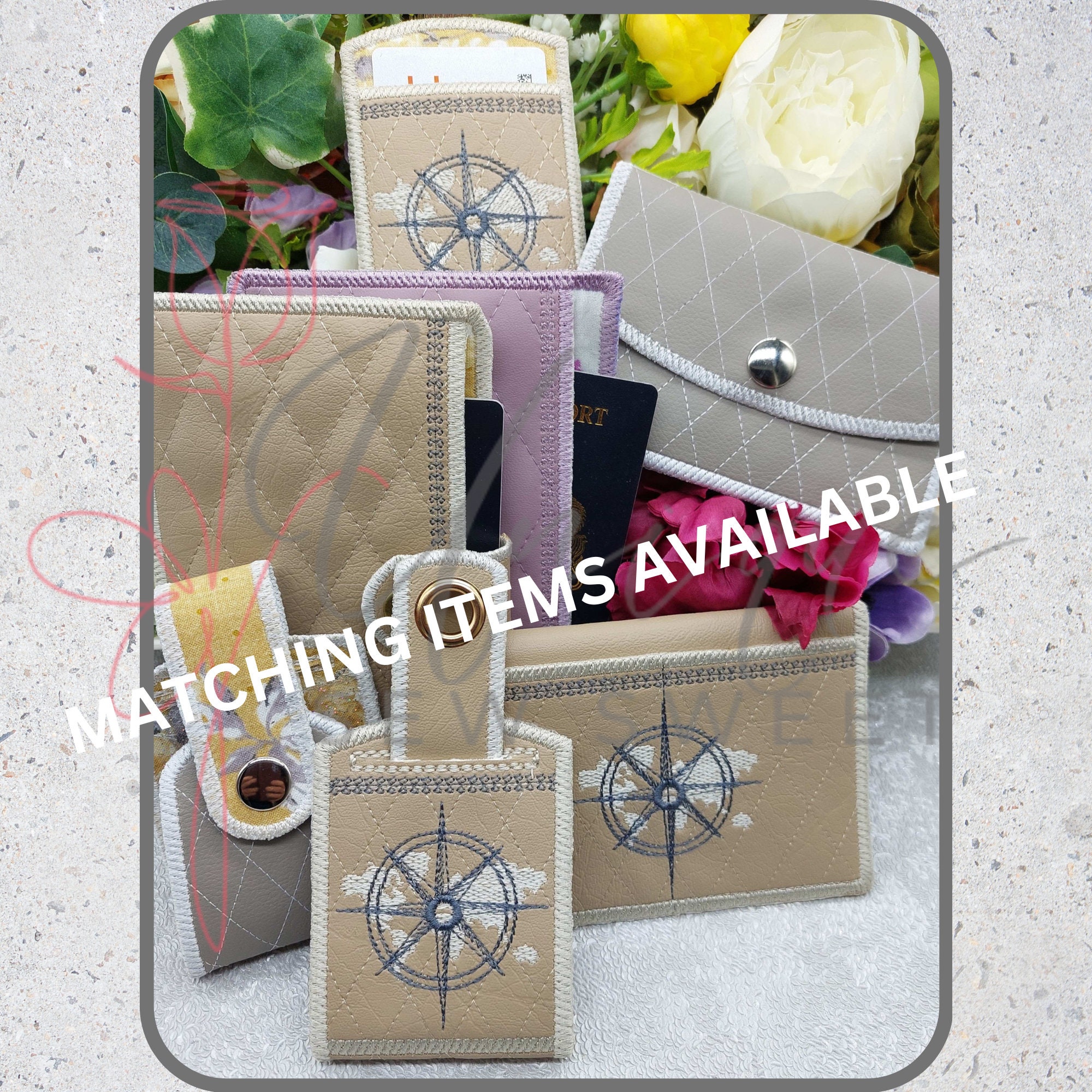 ITH Luggage Tag Map Embroidery Machine Designs for Traveller - Etsy